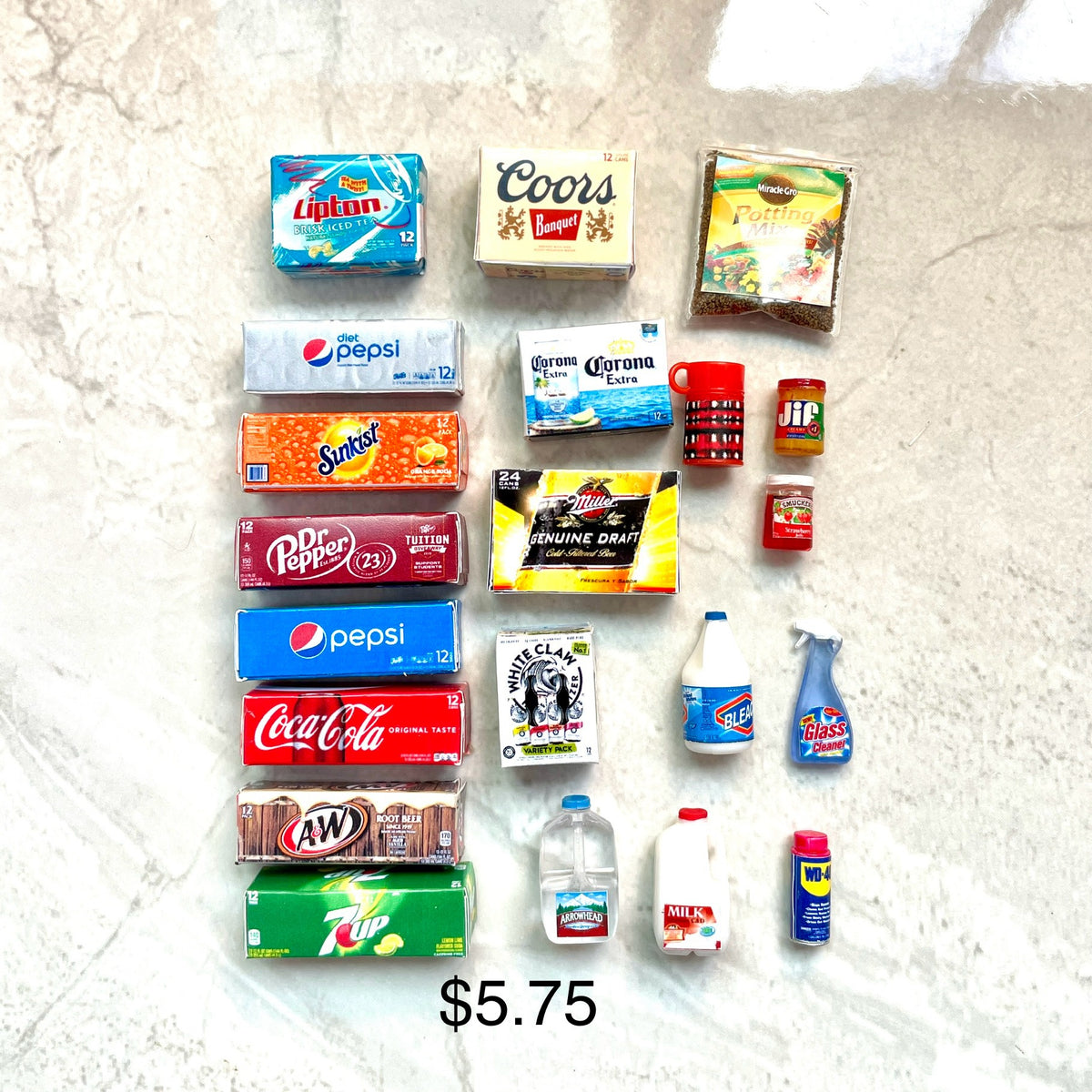 1:12 Miniature Grocery Items – A WeeBitTeeny Modern Mini's